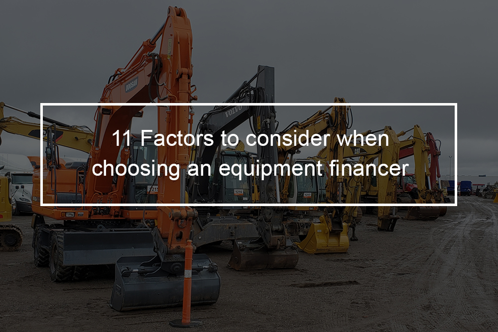 How to choose an equipment financing partner? - Top Financial Resources